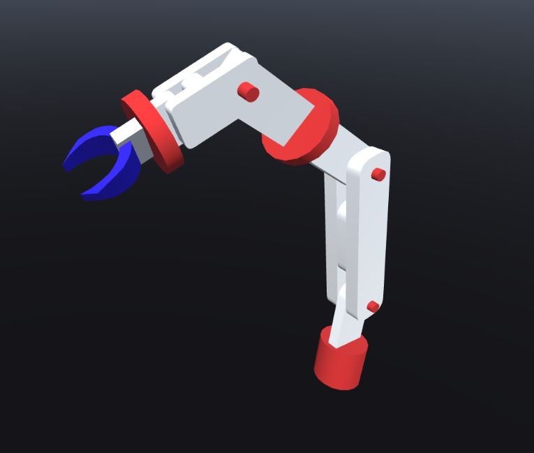 6 DOF IK Robotic Arm in Unity - Baransel Can Gülkanat