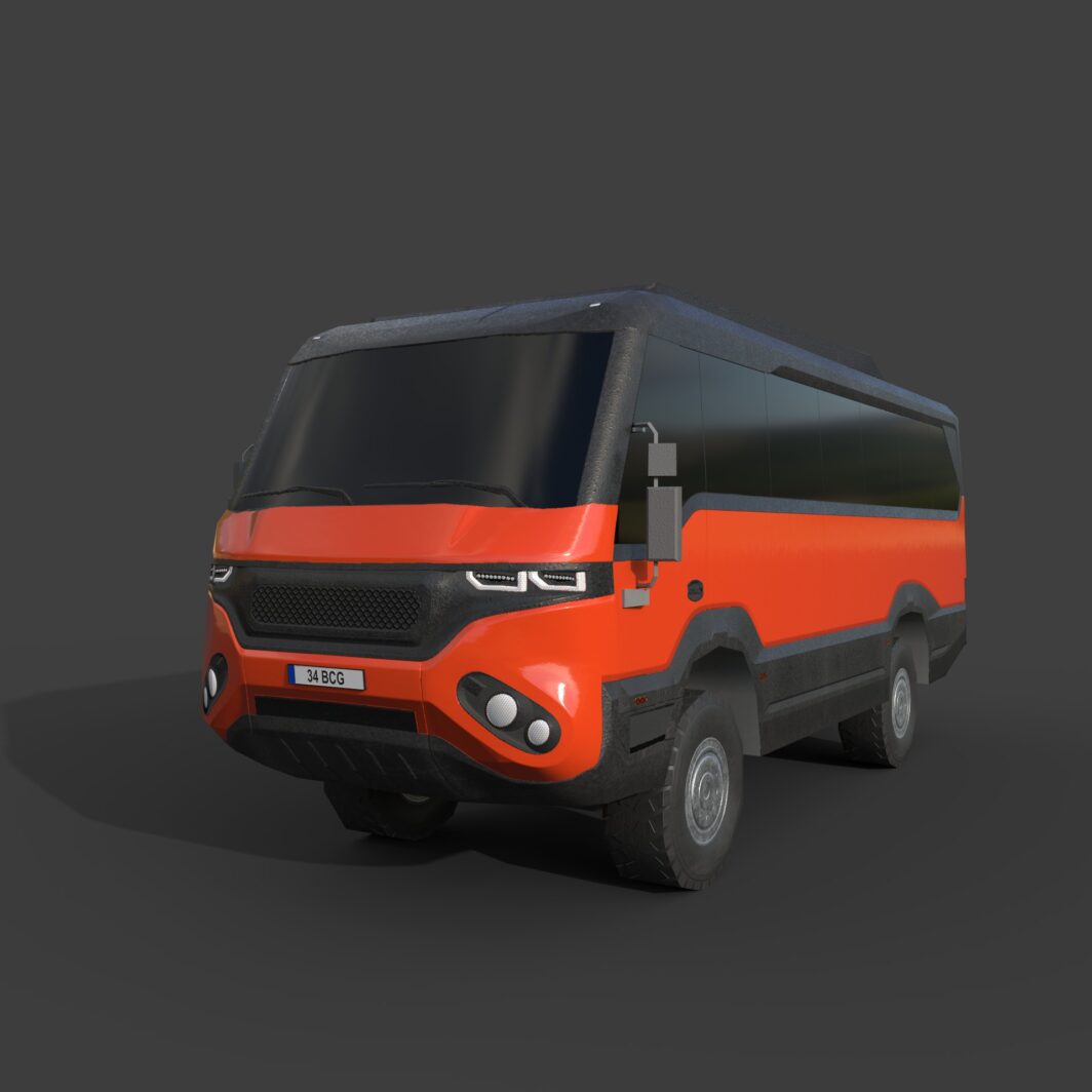 Bus - Torsus Praetorian Renders - Baransel Can Gülkanat